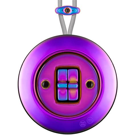 Porcelain Katy Paty Colona Round Surface Mounted Double Toggle Button Switch Violedo Dyke And Dean