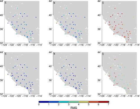 Rms Values Of Gps Residuals Before And After Applying Cme Correction To