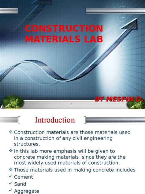 Construction Materials Lab By Mesfin D Pdf Cement Sand