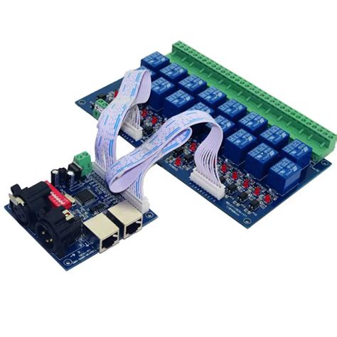 1Sets 16CH Relay Switch Dmx 512 Controller Relay Output High Voltage LEDs DMX RELAY 16CH Max