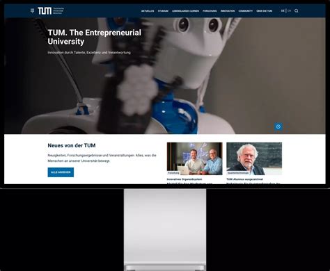 Alles Neu TUM Relaunch 2022 Mit Upgrade Auf TYPO3 Version 11 In2code
