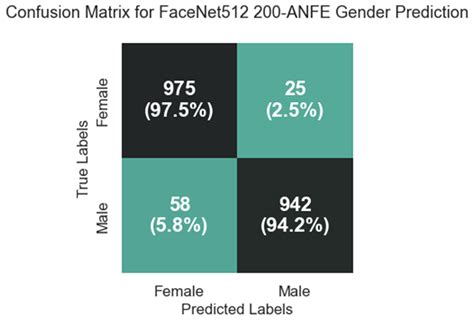 Gender Classification Using Face Vectors A Deep Learning Approach