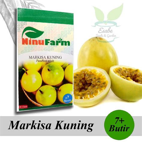 Jual Biji Benih Markisa Kuning Ninu Farm Shopee Indonesia