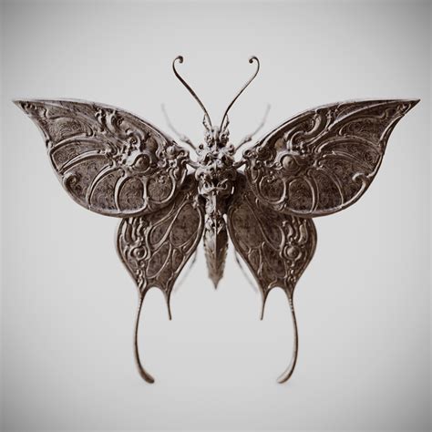 Artstation Ghost Insects Series Butterfly