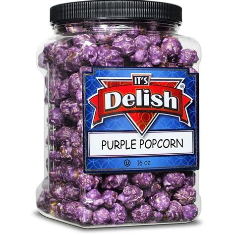 Purple Popcorn Bag