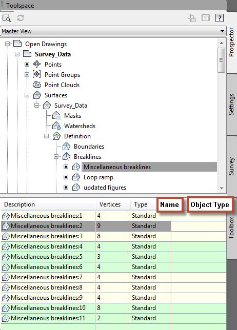 Breakline Identity In A Surface Autodesk Community