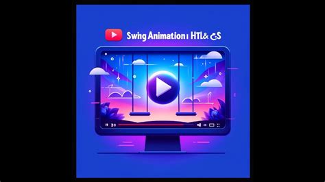 🔥 Amazing Swing Animation With Html And Css Css Animation Tutorial 🚀