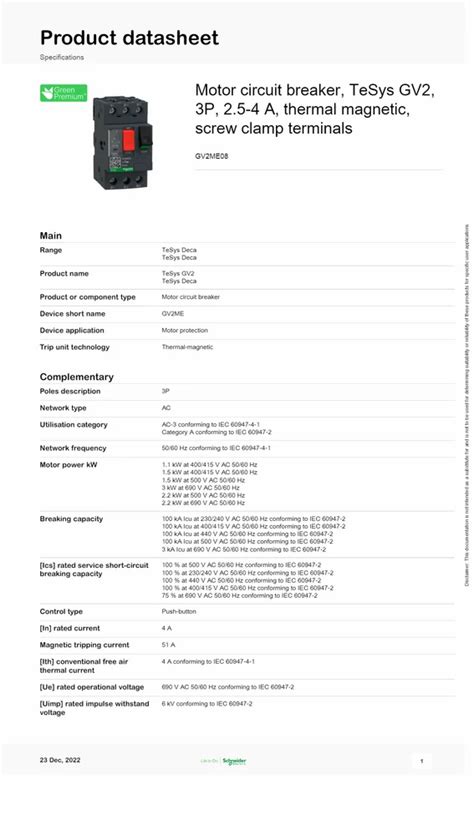 Mpcb Schneider Electric At ₹ 2500 Piece Schneider Motor Protection Circuit Breaker In