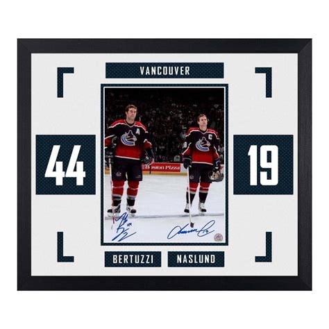 Markus Naslund And Todd Bertuzzi Signed Auction