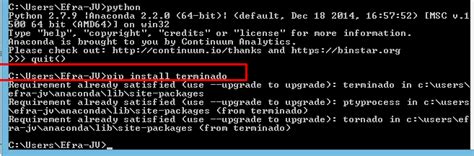 Python Ipython Notebook Terminals Unavailable Stack Overflow