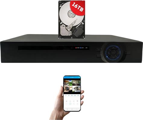 Amazon Com Evertech 16 Channel H 265 Security DVR With 2TB Hard Drive For 1080P TVI CVI AHD