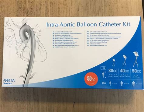 New Arrow Iab 06850 U Ultraflex Iab Intra Aortic Balloon Catheter Kit