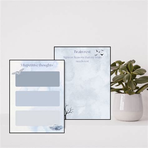 Brain Fog Notebook Organize Your Thoughts And Beat Mental Clutter