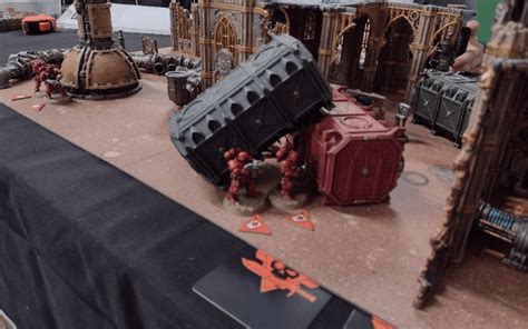 My Phobos Kill Team On My Friends Amazing Terrain R Killteam