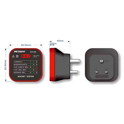 Metravi ST B Socket Polarity Tester Shishiram Engineering Services For All Electrical