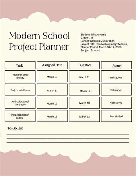 Free School Planner Templates To Customize Online