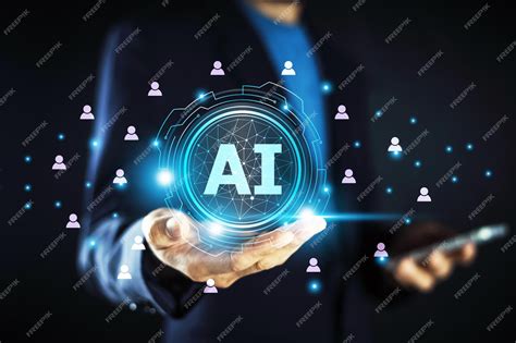 Premium Photo Businessman Using Ai Technology Helps Automate And