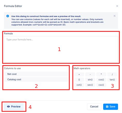 formula calculated columns wpdatatables tables and charts plugin