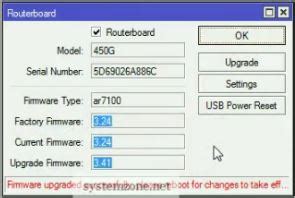 Upgrading MikroTik RouterOS And Firmware Using Winbox System Zone