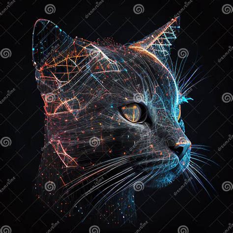 Neural Network Of A Cat Brain With Big Data And Artificial Intelligence