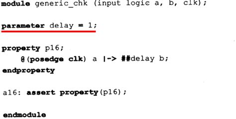 使用参数 选择运算符 true表达式的sva system verilog assertion检验器 知北游 博客园
