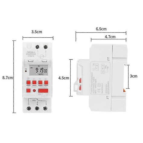 Tm919b 220v 30a Programmable Digital Timer Switch Din Automatic Timing