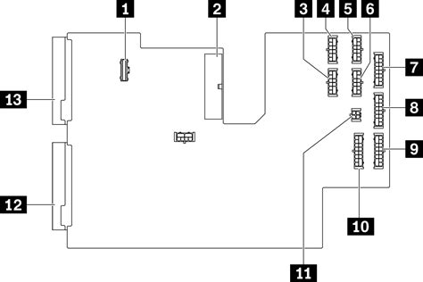 Power Distribution Board Connectors Thinksystem St650v2 Lenovo Docs