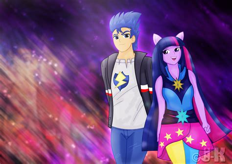 Twilight Sparkle And Flash Sentry Anime