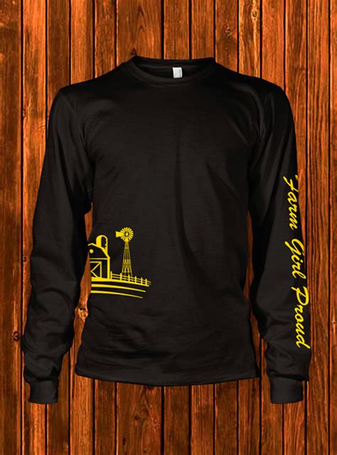 Farm Girl Proud Long Sleeve Tee Ludlow Livestock Supply