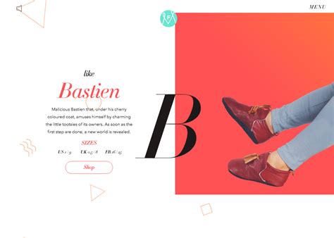 Mouse Parallax Menu Background Aards