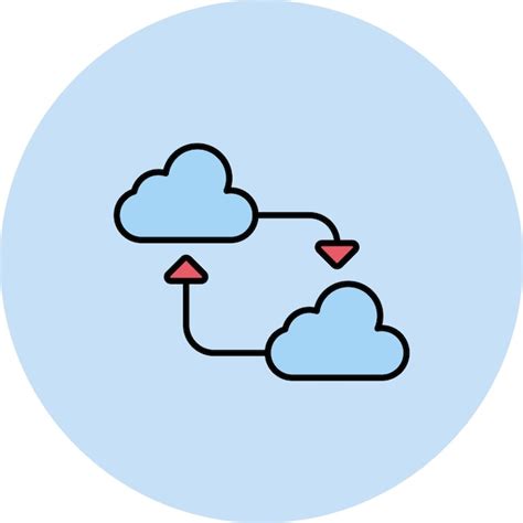 Premium Vector Data Synchronization Flat Illustration