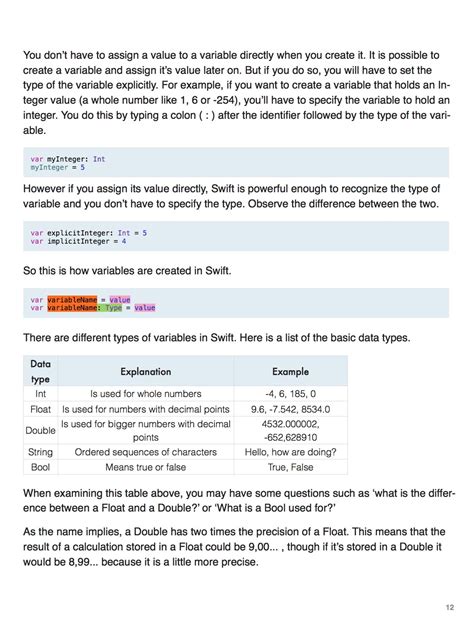Learning Swift