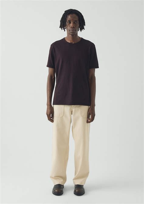 Theo Organic Cotton Short Sleeve Tee Beetroot Toast