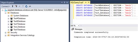Never Use An Hashtag In The Azure Sql Database Name