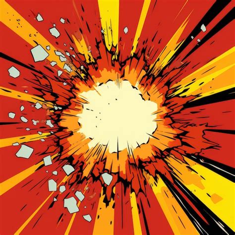 Premium Photo A Explosion Of Yellow And Red Stripes