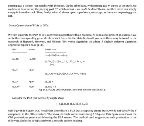 [solved] 60q take an example to show how cfg is equivalence to pda