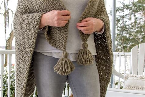 An Easy Knit Shawl Make And Takes