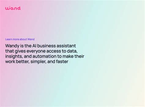wand ai revolutionizing ai adoption with simplicity and accessibility