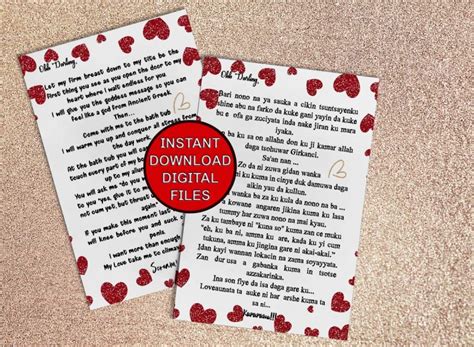 Buy Ohh Darling Englishhausa Printable Romantic Erotic Sensual Love Letters Intimate Buy Ohh Darling Englishhausa Printable Romantic Erotic Sensual Love Letters Intimate