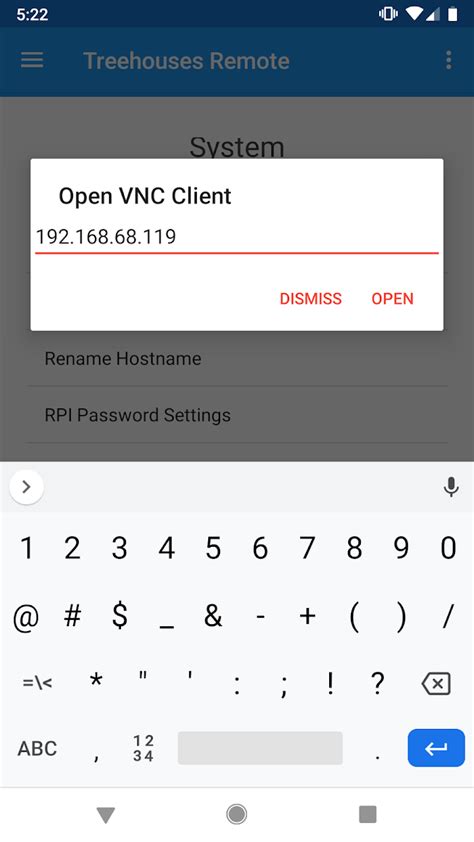 System Open Vnc Should Not Open Tethersettings · Issue 407