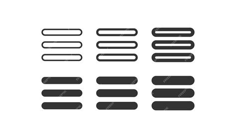 Premium Vector Menu Button Icon Vector Illustration Design