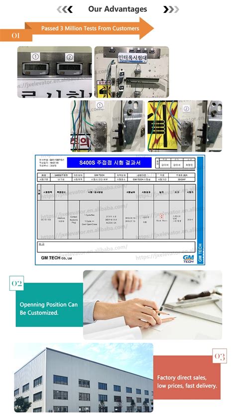 Elevator Safety Contacts Switch Elevator Door Lock Contacts Elevator Disconnect Switch Auxiliary