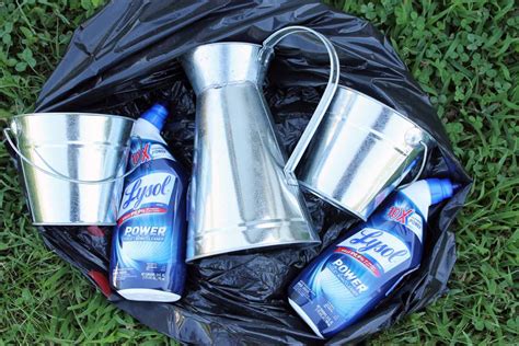 Aging Galvanized Metal Refresh Restyle