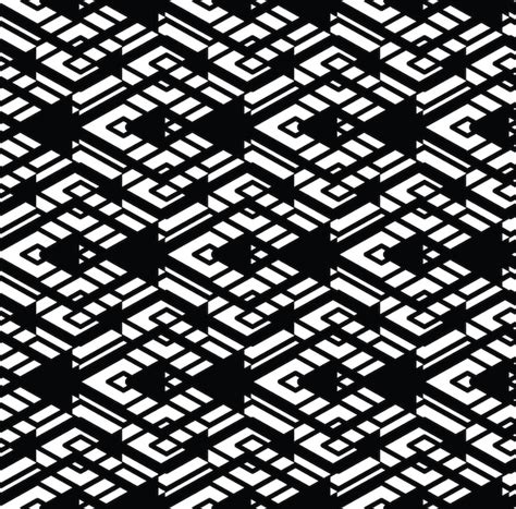 Premium Vector Monochrome Visual Abstract Textured Geometric Seamless