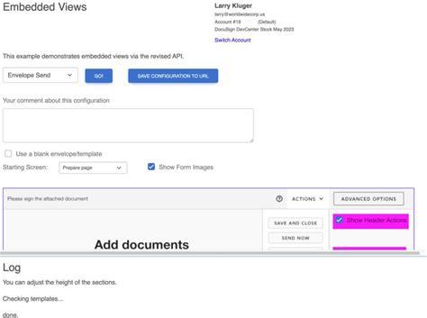 esignature rest api embedded correct view now updated