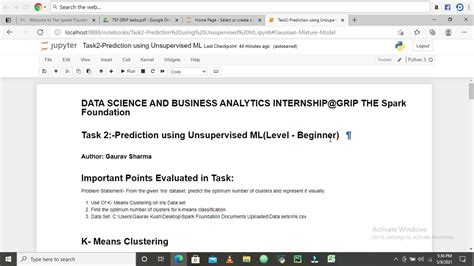 Gaurav Sharma On Linkedin Task2 Datascience Businessanalytics Thesparksfoundation