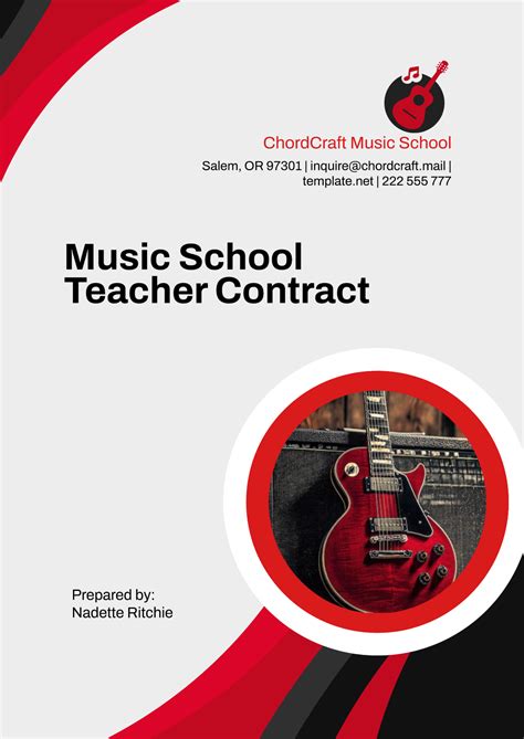 Free Classroom Contract Template To Edit Online