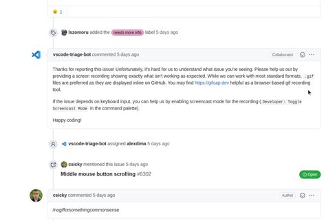 Middle Mouse Button Scrolling Not Working · Issue 104183 · Microsoft
