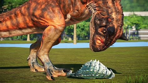 Toro Vs Bumpy Carnotaurus Vs Ankylosaurus 🌍 Jurassic World Evolution