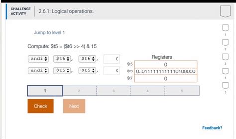 Solved D CHALLENGE ACTIVITY Logical Operations Jump Chegg Com